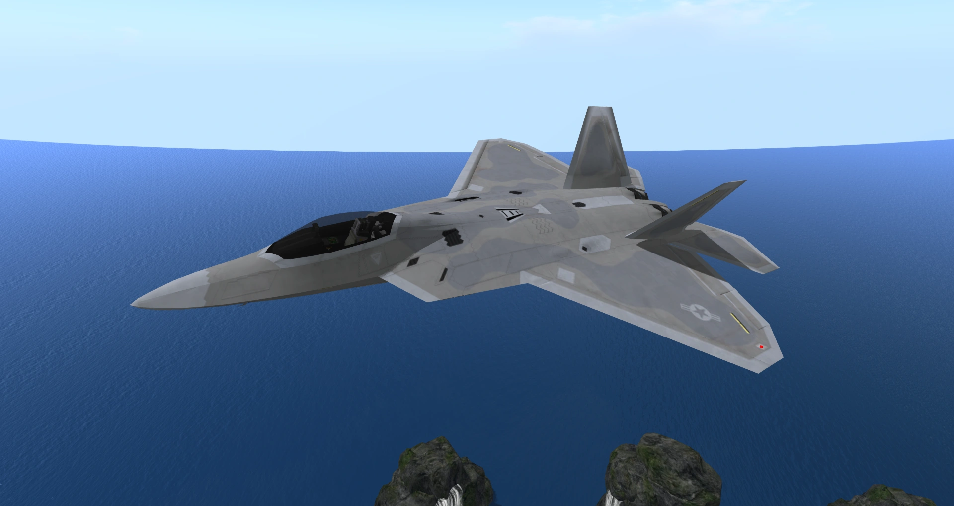 F 22 Raptor Hud