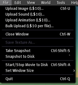 File Menu | Second Life Wiki | Fandom