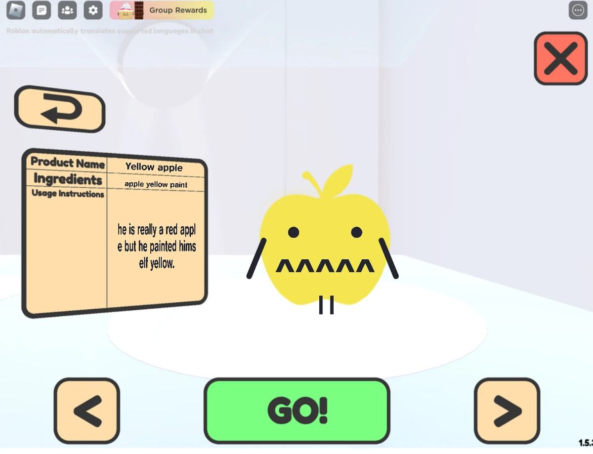 Yellow apple | Secret Staycation Fanmade Wiki | Fandom