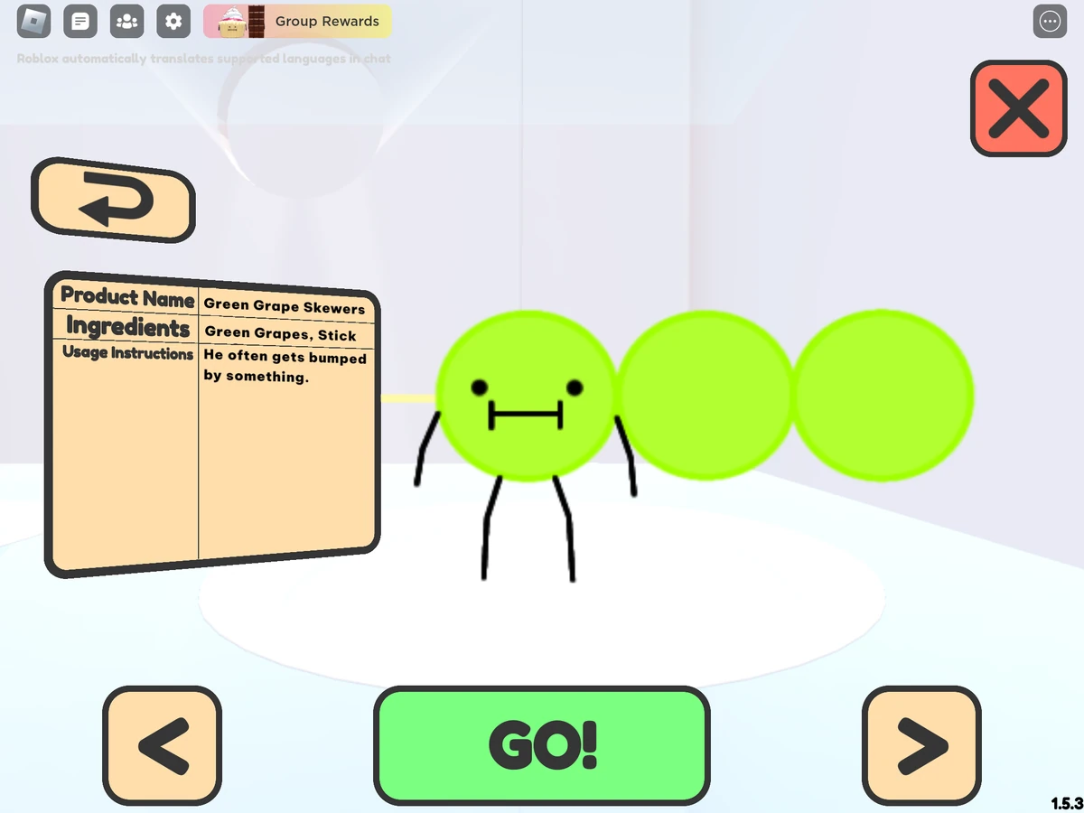 Green Grape Skewer | Secret Staycation Fanon ideas Wiki | Fandom