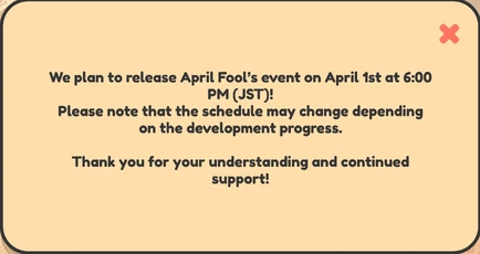 2025/2026 April Fools Event | Secret Staycation Wiki | Fandom