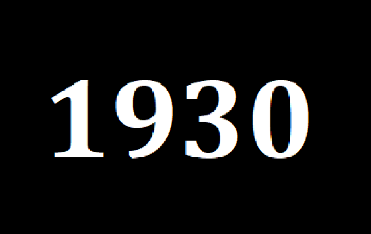 1930 | Século XX Wiki | Fandom