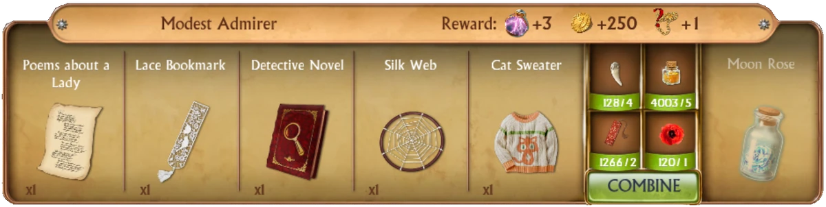 Modest Admirer | Seekers Notes: Hidden Mystery Wiki | Fandom