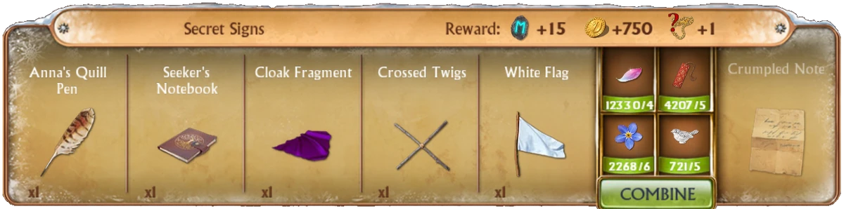 Secret Signs | Seekers Notes: Hidden Mystery Wiki | Fandom