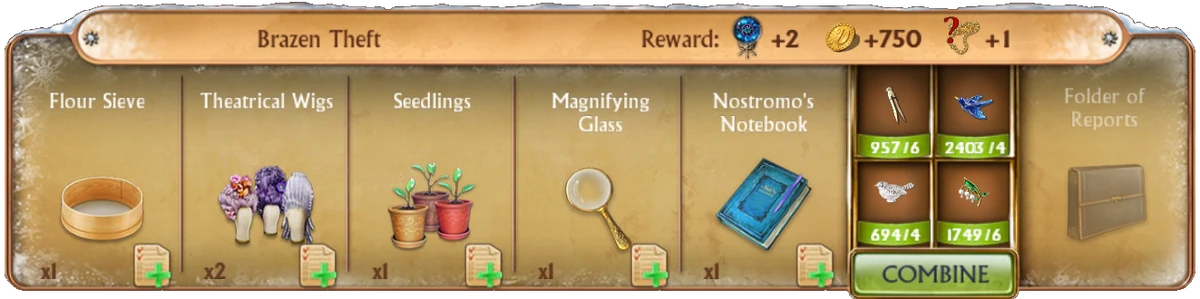 Brazen Theft | Seekers Notes: Hidden Mystery Wiki | Fandom