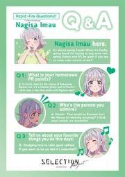 Nagisa Imau | SelectionProject Wiki | Fandom