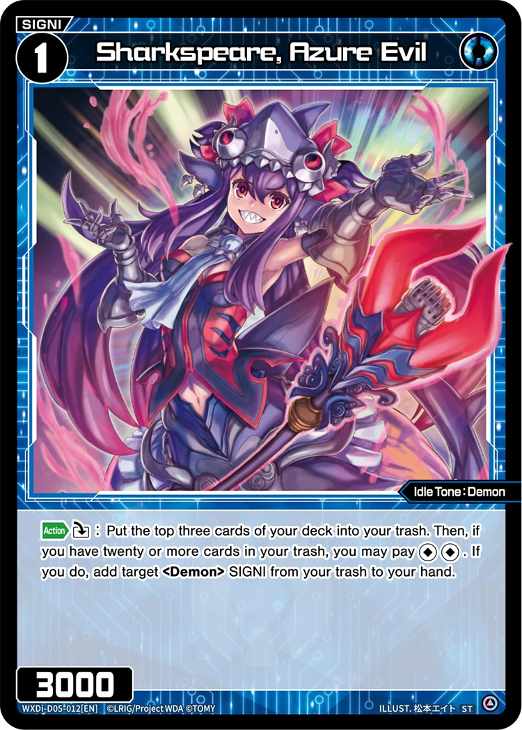Sharkspeare, Azure Evil | WIXOSS Wiki | Fandom