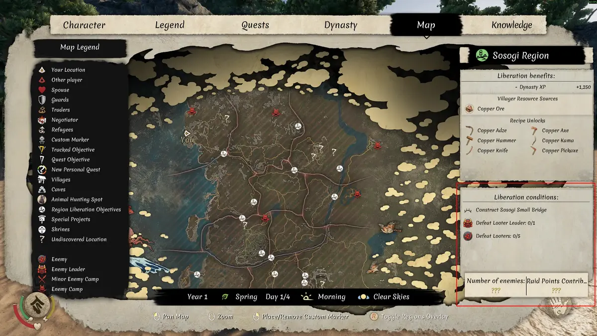 Regions | Sengoku Dynasty Wiki | Fandom