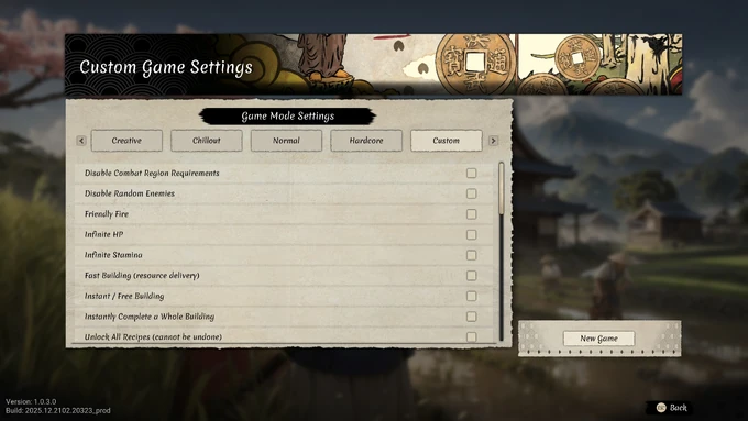 New Game Difficulty Options | Sengoku Dynasty Wiki | Fandom