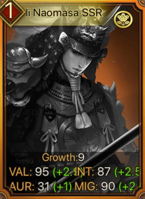 Ii Naomasa SSR | Sengoku Fubu Wiki | Fandom