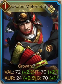 Okabe Motonobu | Sengoku Fubu Wiki | Fandom
