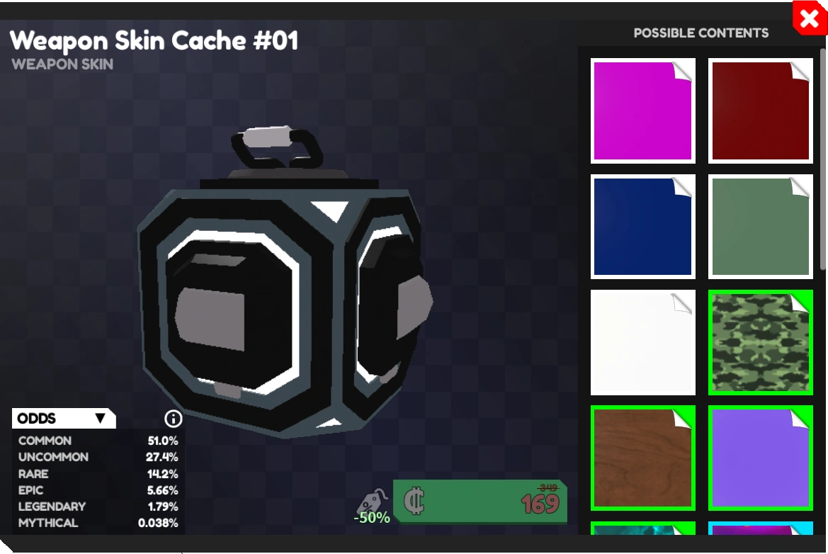 Weapon Skin Caches | Sentinel Wiki | Fandom