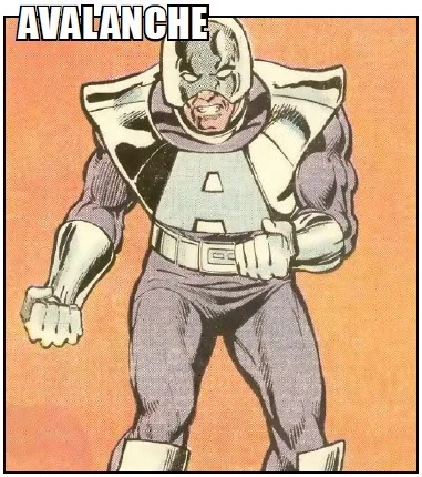 Avalanche (Marvel Files) | Wiki Serial101 Arquivos | Fandom