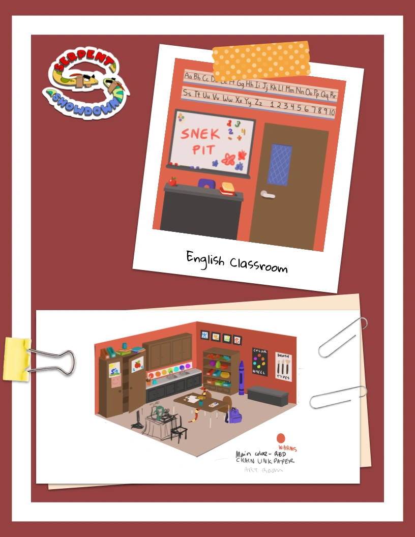 English Classroom (Stage) | Serpent Showdown Wiki | Fandom