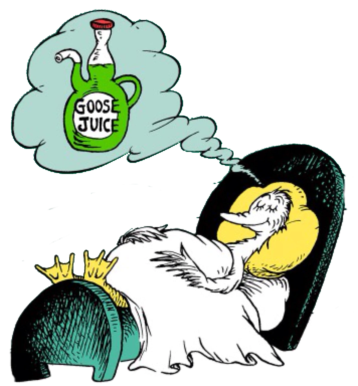 Sleeping Goose | Dr. Seuss Wiki | Fandom