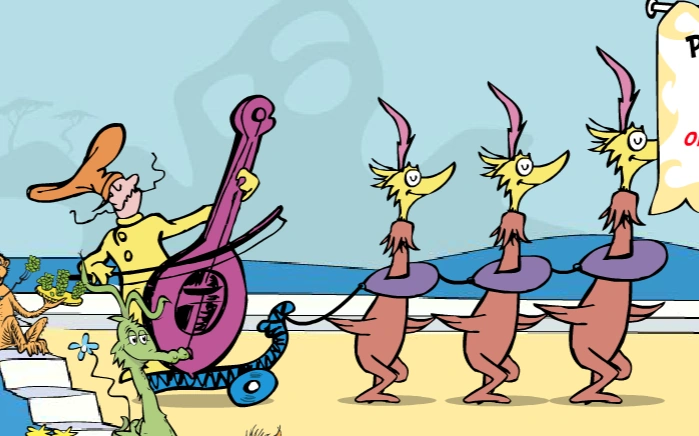 Traveling Bass Player | Dr. Seuss Wiki | Fandom