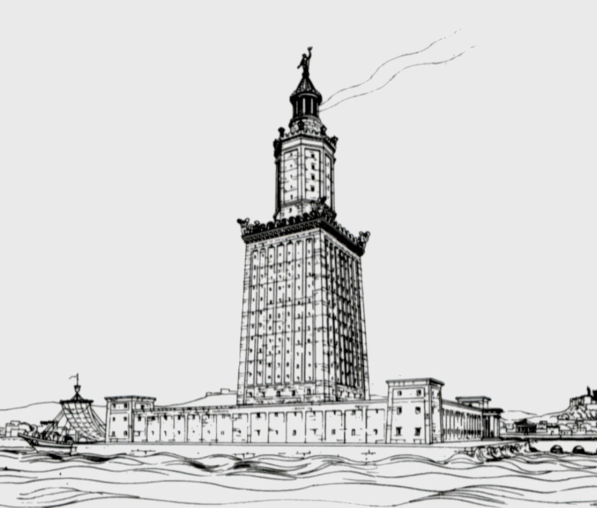 Lighthouse of Alexandria | Seven Wonders of the Ancient World | Fandom