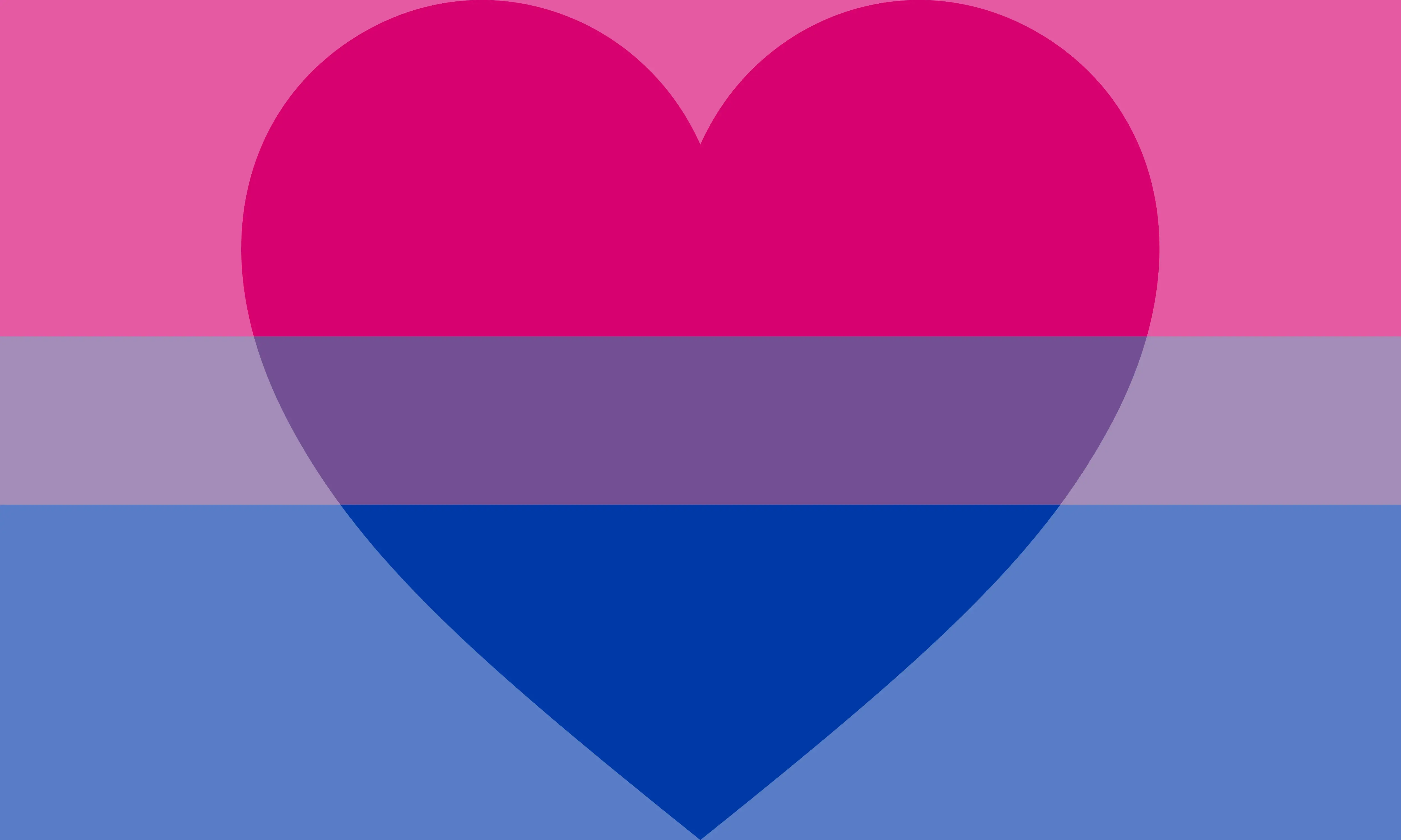 Paper & Party Supplies Biromantic Bisexual Pride LGBTQ Pride 6 x 4 Hand ...