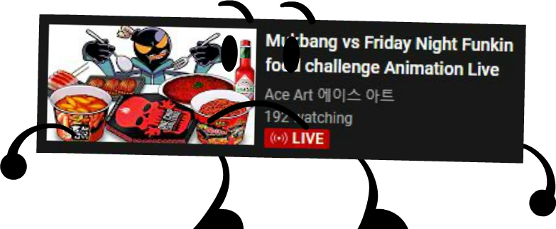 FNF Mukbang Livestream | SFAGPOSIDK Wiki | Fandom