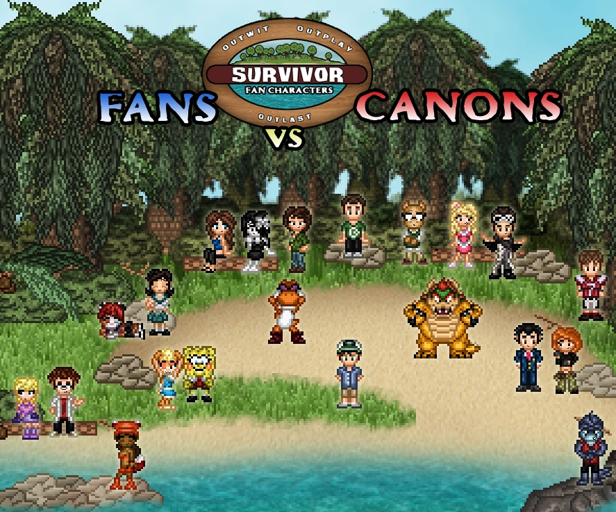 Survivor Fan Characters 12: Fans vs. Canon | Survivor Fan Characters ...