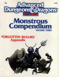 Monstrous Compendium Volume Three: Forgotten Realms Appendix ...