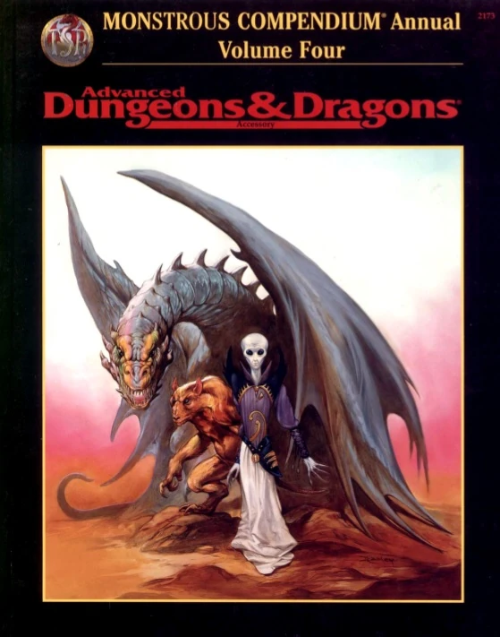 Monstrous Compendium Annual Volume Four | Sferopedia | Fandom