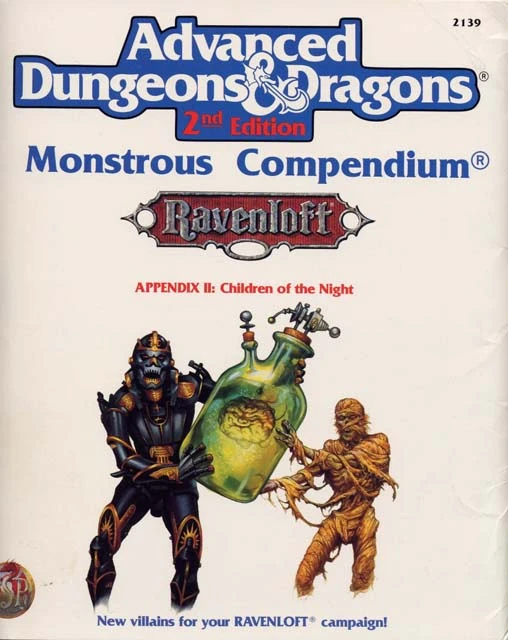 Monstrous Compendium Ravenloft Appendix II: Children of the Night ...