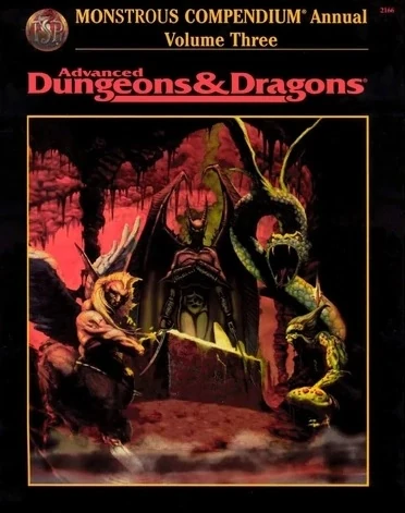 Monstrous Compendium Annual Volume Three | Sferopedia | Fandom