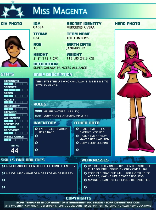 Miss Magenta | SGPA Wiki | Fandom