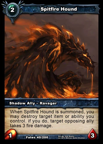 Spitfire Hound | Shadow Era Wiki | Fandom
