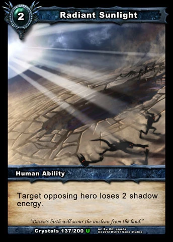 Radiant Sunlight | Shadow Era Wiki | Fandom