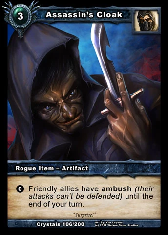Assassin's Cloak | Shadow Era Wiki | Fandom