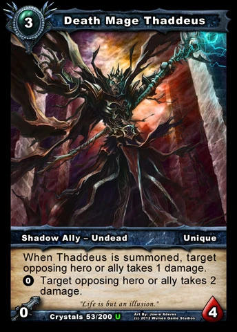 Death Mage Thaddeus | Shadow Era Wiki | Fandom