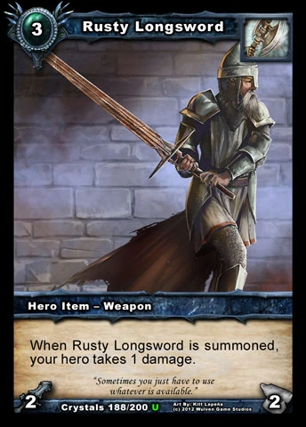 Rusty Longsword | Shadow Era Wiki | Fandom