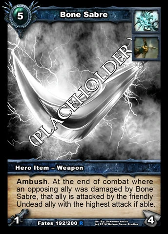 Bone Sabre | Shadow Era Wiki | Fandom