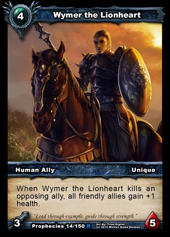 Wymer the Lionheart | Shadow Era Wiki | Fandom
