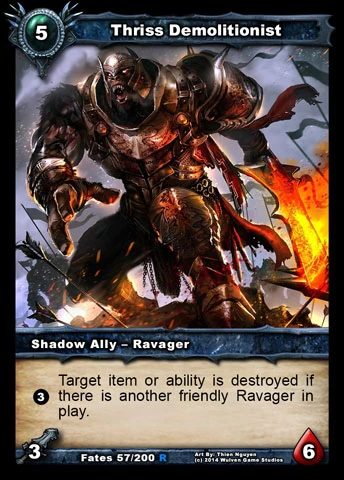 Thriss Demolitionist | Shadow Era Wiki | Fandom