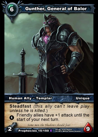 Gunther, General of Balor | Shadow Era Wiki | Fandom