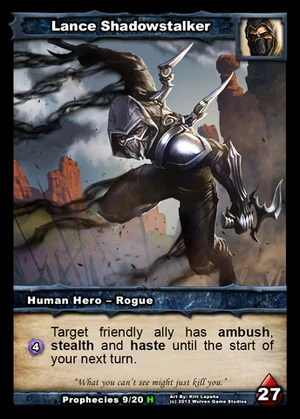 Lance Shadowstalker | Shadow Era Wiki | Fandom