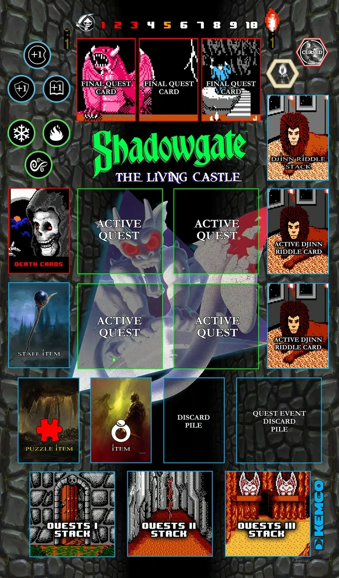 Shadowgate: Retro Kemco Neoprene Game Playmat | Shadowgate Wiki | Fandom