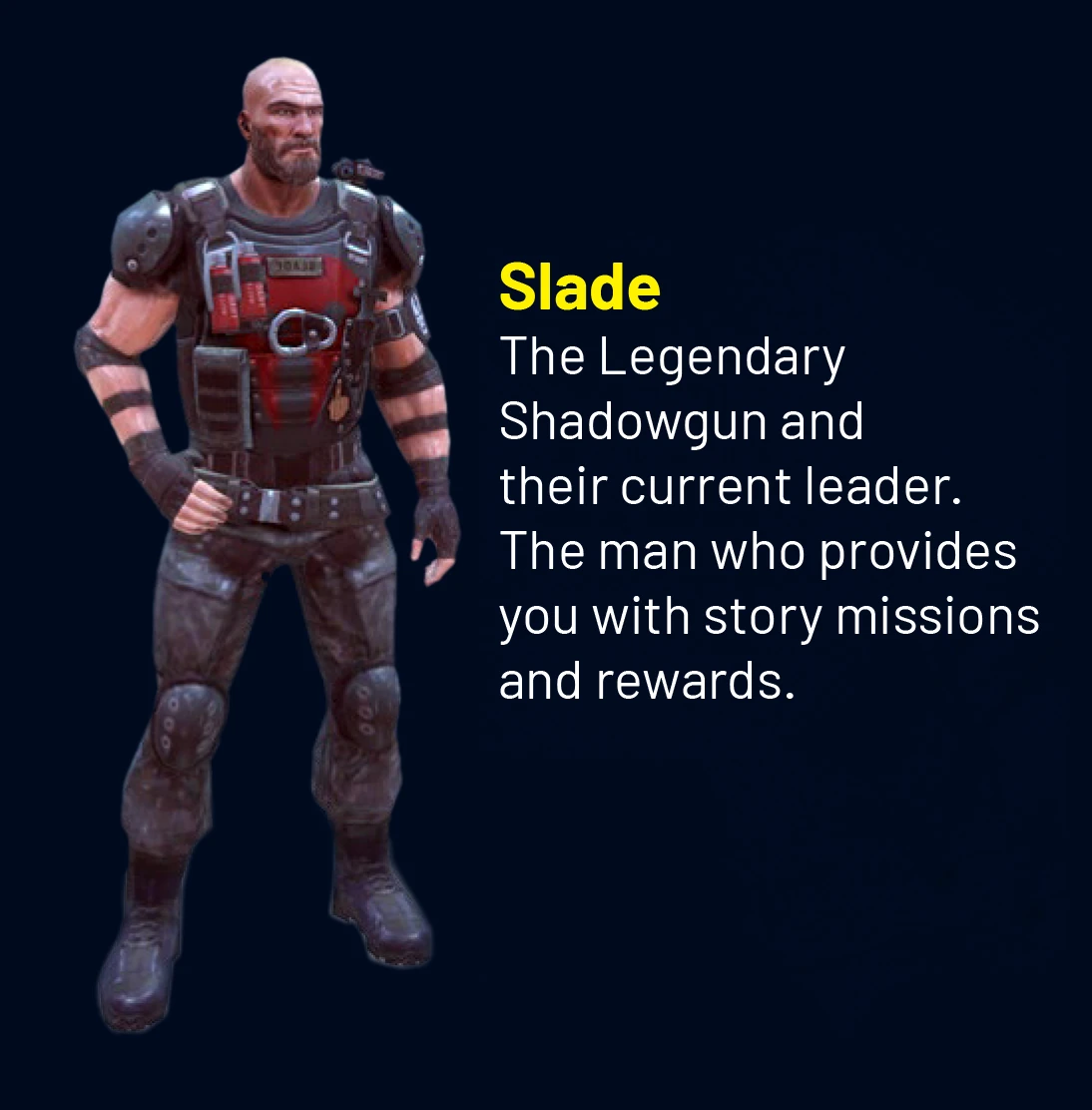 John Slade | ShadowgunLegends Wiki | Fandom