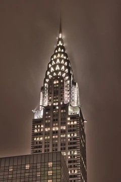 Edificio Chrysler De Noche