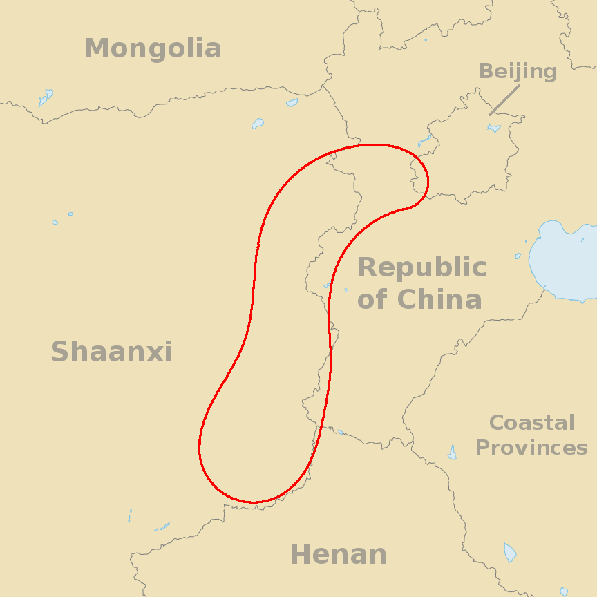 Taihang Mountains Map