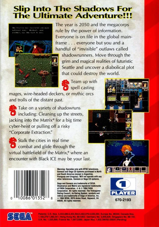 shadowrun genesis guide