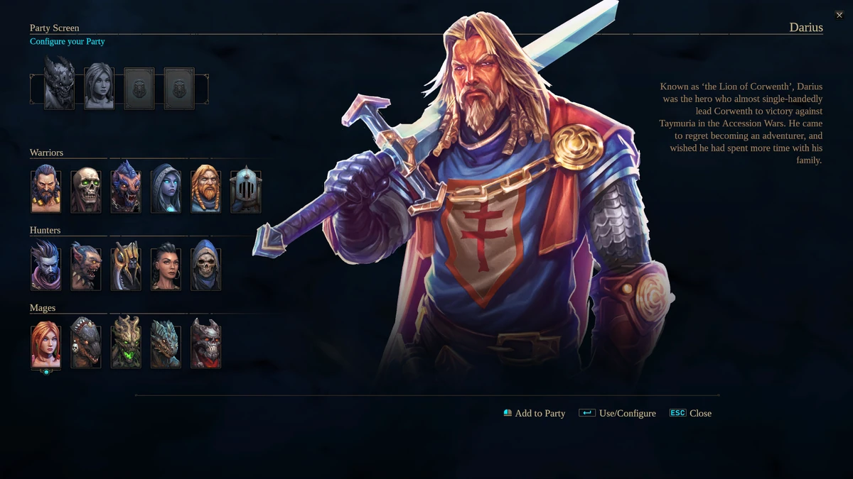 Warriors - Darius | Shadows Awakening Wiki | Fandom