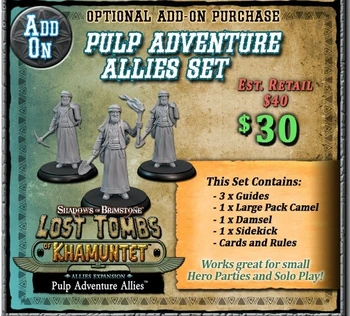 Pulp Adventure Allies | Shadows of Brimstone Wiki | Fandom