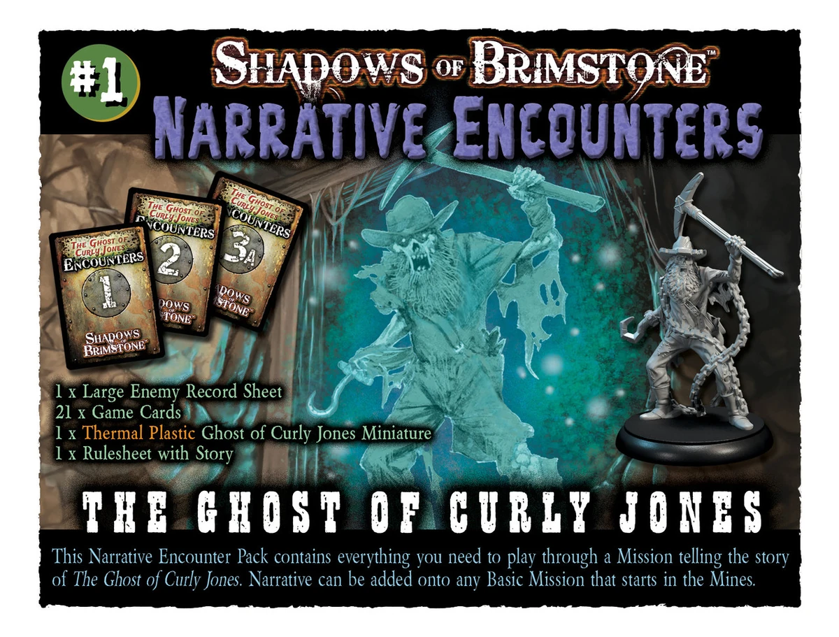 Shadows of Brimstone Narrative Encounters Pack 1: The Ghost of Curly ...