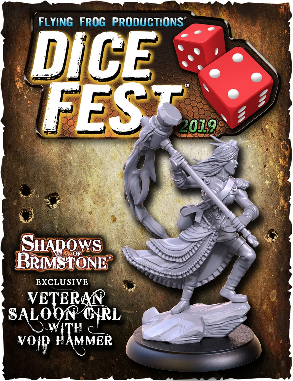 Veteran Saloon Girl with Void Hammer | Shadows of Brimstone Wiki | Fandom