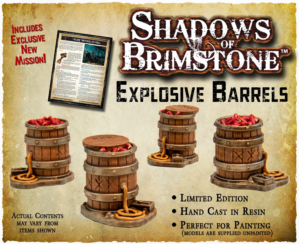 Explosive Barrels | Shadows of Brimstone Wiki | Fandom