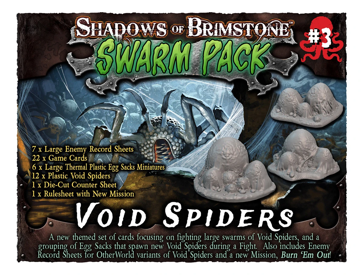 Shadows of Brimstone Swarm Pack 3 - Void Spiders | Shadows of Brimstone ...